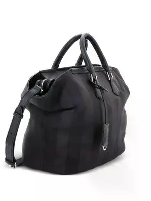 Fendi Pequin Canvas Medium Satchel