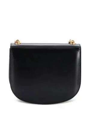 Celine Triomphe Besace Clea Chain Flap Bag - Black