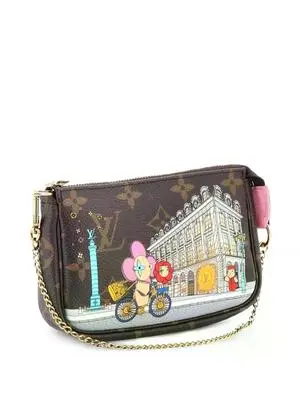 LOUIS VUITTON Pochette Accessoires Limited Edition Mini Clutch - Brown
