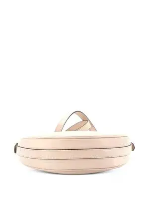 Prada Arque Half Moon Leather Small Hobo Bag