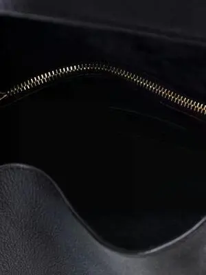 Saint Laurent Le 5 A 7 Supple Leather Small Hobo Bag - Black