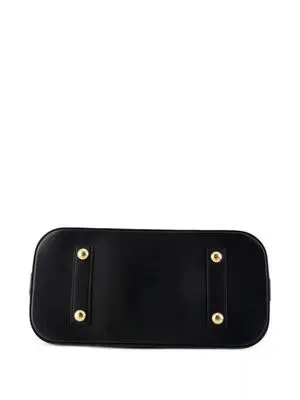 LOUIS VUITTON Alma Malletage Leather Pm Tote Bag - Black