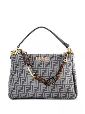 Fendi Zucca Chenille O'lock Zip Shoulder Bag