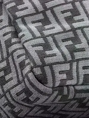 Fendi Zucca Chenille O'lock Zip Shoulder Bag