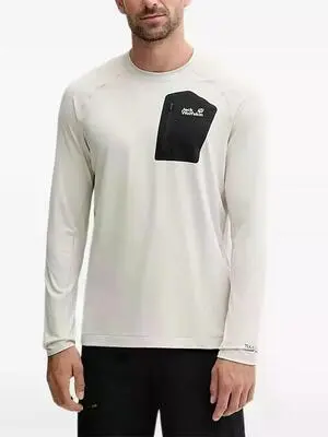 JACK WOLFSKIN Long Sleeve T-shirt With Zip Pocket