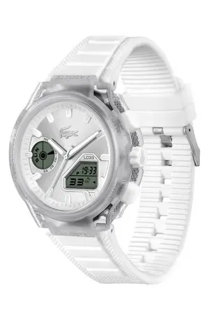 Lacoste Ana-digi Silicone Strap Watch