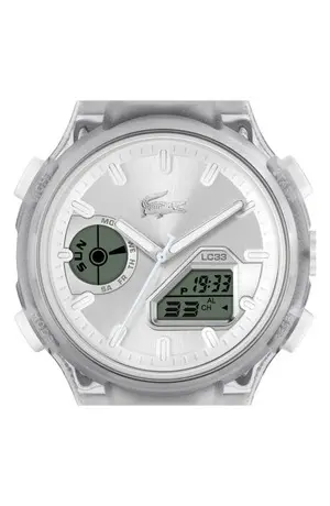 Lacoste Ana-digi Silicone Strap Watch
