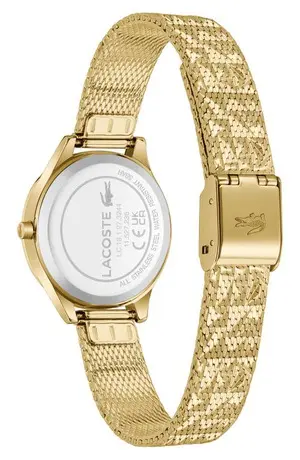 Lacoste Mini Crocodelle Mesh Strap Watch