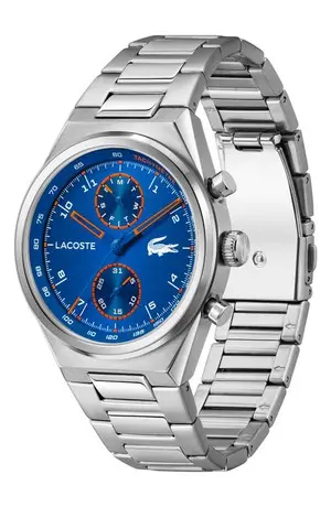 Lacoste Line Racer Multifunction Bracelet Watch - Silver