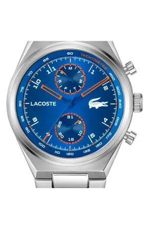Lacoste Line Racer Multifunction Bracelet Watch - Silver