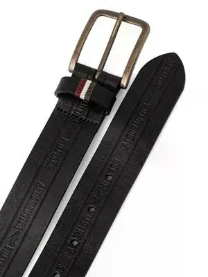 AERONAUTICA MILITARE Embossed Stripe Belt