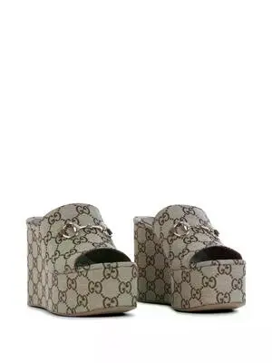Gucci Horsebit Platform Sandals