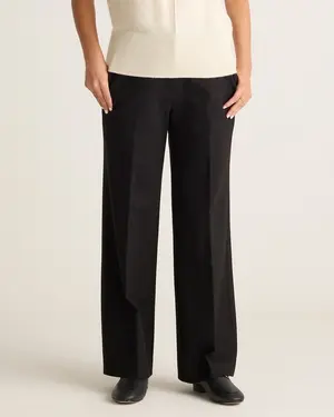 Quince Button Detailed Bottoms For Women