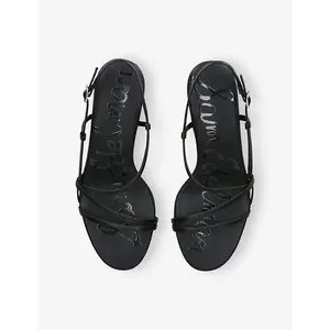 Sam Edelman Cora Leather Heeled Sandals - Black