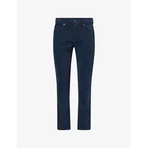 Citizens Of Humanity Gage Cashmere-touch Cotton Trousers - Ink