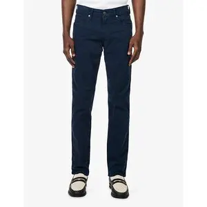 Citizens Of Humanity Gage Cashmere-touch Cotton Trousers - Ink
