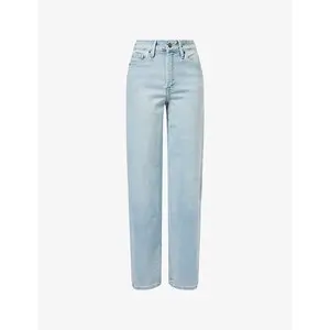 Good American Soft Good True Straight-leg Denim Jeans - Indigo1130