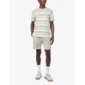 ARNE Cotton-blend Cargo Shorts - Stone