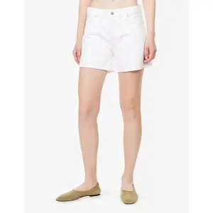 FRAME The Long Hang Denim Shorts