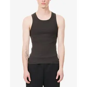 SEVENTH Ribbed Stretch-cotton Vest Top