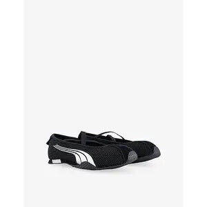 PUMA H-street Mesh Ballet Flats - Black Silver