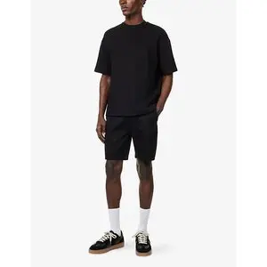 ARNE Tailored Chino Cotton-blend Shorts - Black