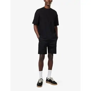 ARNE Everyday Luxe Cotton-blend T-shirt - Black