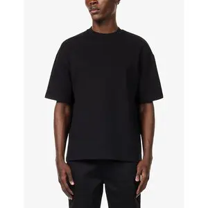 ARNE Everyday Luxe Cotton-blend T-shirt - Black
