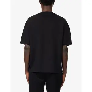 ARNE Everyday Luxe Cotton-blend T-shirt - Black
