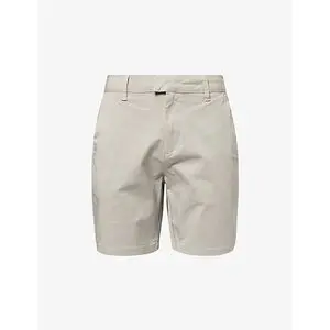 ARNE Tailored Cotton-blend Chino Shorts - Stone