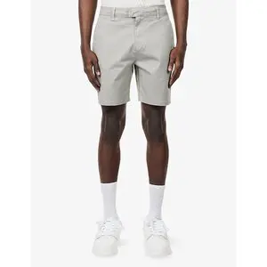 ARNE Tailored Cotton-blend Chino Shorts - Stone