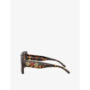 Dolce & Gabbana Dg4525b Square-frame Sunglasses - Brown