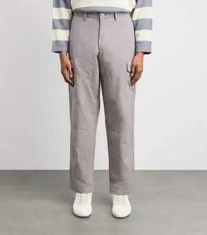 Stone Island Cotton-canvas All-weather Ghost Trousers - Grey