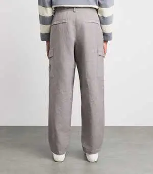 Stone Island Cotton-canvas All-weather Ghost Trousers - Grey