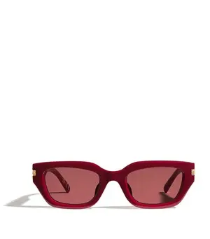 Le Specs Cubito Cat Eye Sunglasses - Red