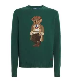 Polo Ralph Lauren Wool-cashmere Polo Bear Sweater