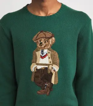 Polo Ralph Lauren Wool-cashmere Polo Bear Sweater