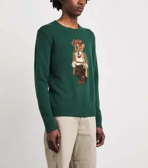 Polo Ralph Lauren Wool-cashmere Polo Bear Sweater