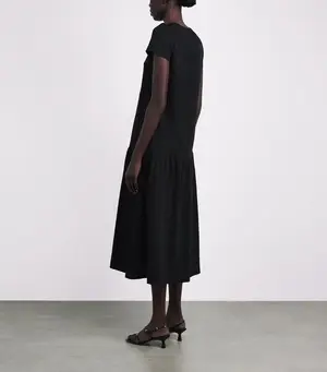 ME+EM Organic Cotton Tiered Maxi Dress