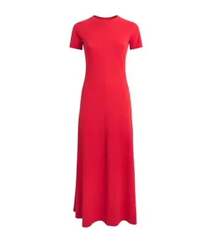 ME+EM Cotton A-line Midi Dress