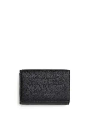 Marc Jacobs The Trifold Leather Wallet - Black