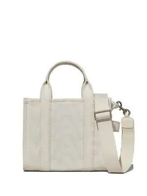 Marc Jacobs Monogram Printed Small Tote Bag - Eggshell O