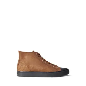Ralph Lauren Mayport Suede Sneakers - Brown