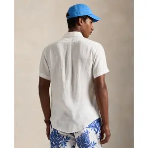 Ralph Lauren Classic Fit Linen Shirt - Ceramic White