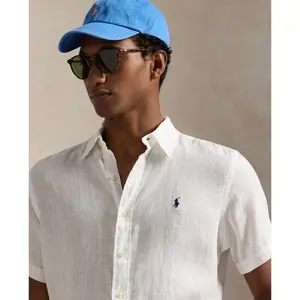 Ralph Lauren Classic Fit Linen Shirt - Ceramic White