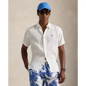 Ralph Lauren Classic Fit Linen Shirt - Ceramic White
