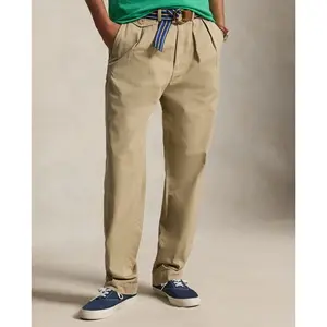 Ralph Lauren Whitman Relaxed Fit Pleated Chino Pant