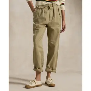 Ralph Lauren Whitman Relaxed Fit Pleated Chino Pant