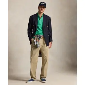 Ralph Lauren Whitman Relaxed Fit Pleated Chino Pant