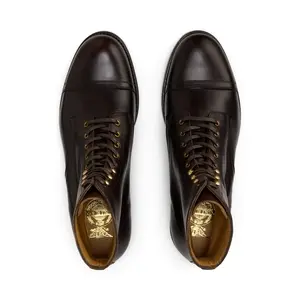 Ralph Lauren Hand-burnished Leather Boots - Tan